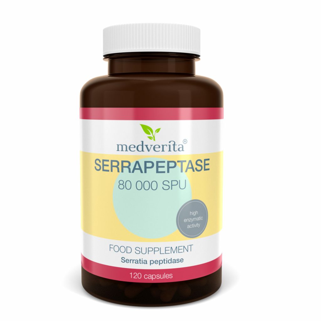 MEDVERITA Serrapeptase 80 000 SPU - 120 caps - Free UK Delivery on All ...